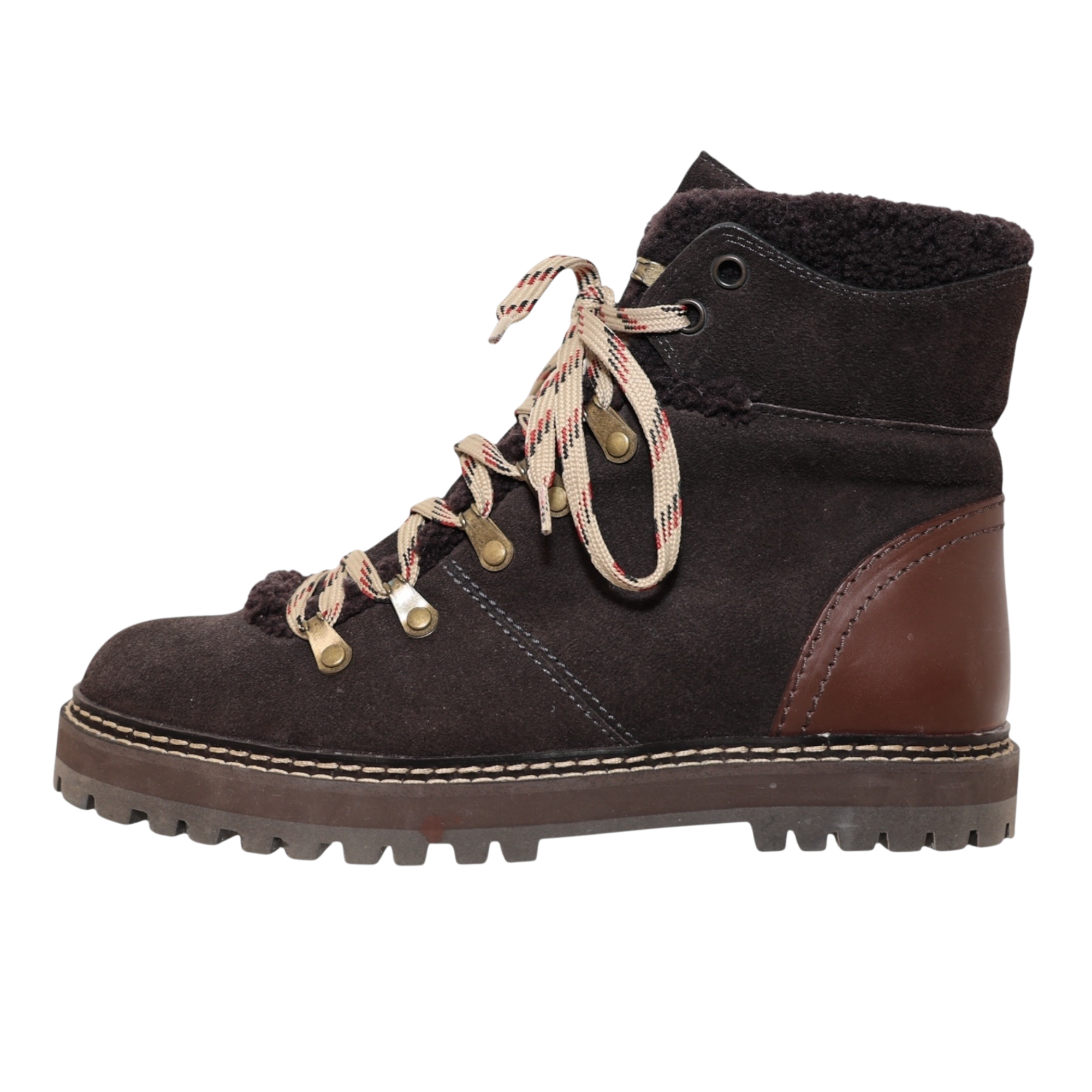 See by Chloe Eileen Brown Suede Boots (Size 40) – Designer Exchange ...